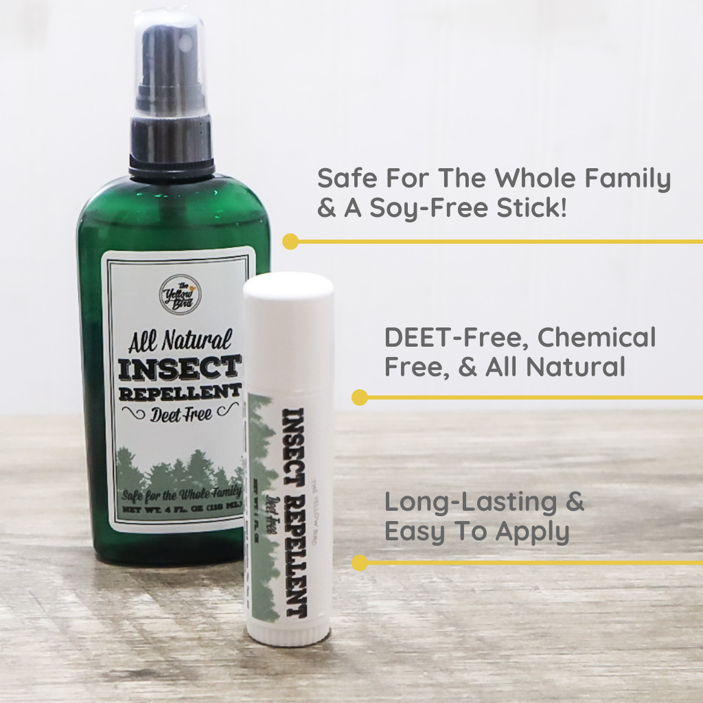 Outdoor Essentials Kit with DEET-Free Insect Repellent - The Yellow Bird