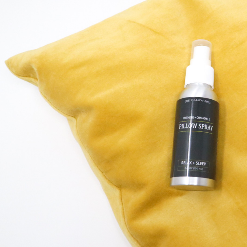 Relax and Sleep Pillow Spray with Lavender - The Yellow Bird